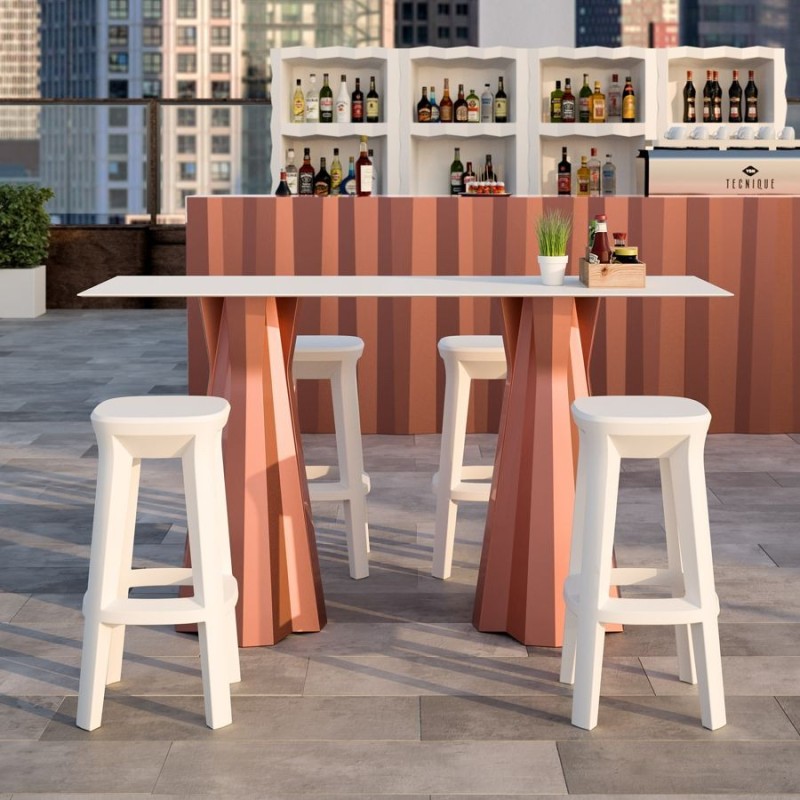 Frozen Square Stool Plust Taburete